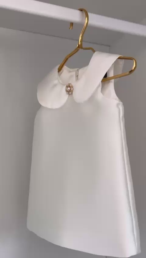 Tabatha Dress White – Littlelady Empire